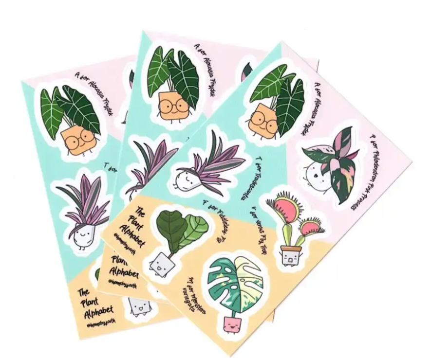 Vinyl Sticker Sheet, vol. 2 – heyhappypuff