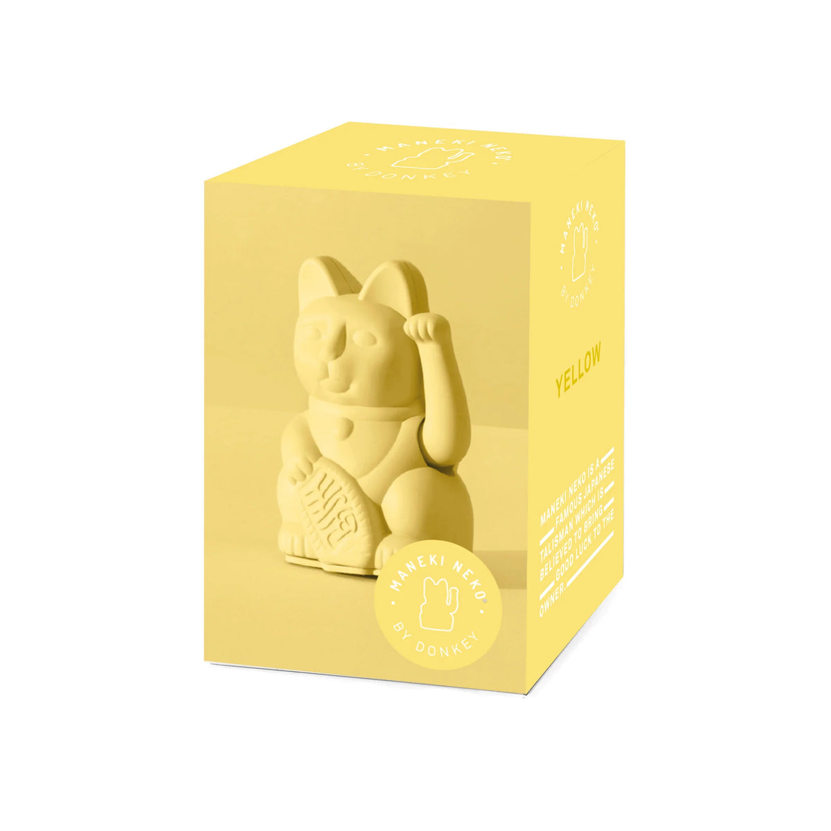 Mini Lucky Cat - Yellow – heyhappypuff