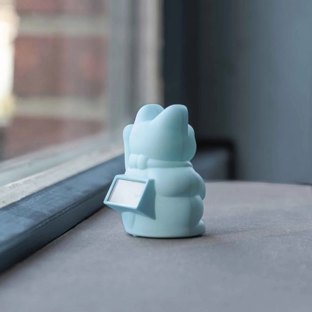 Solar Lucky Cat - Light Blue – heyhappypuff