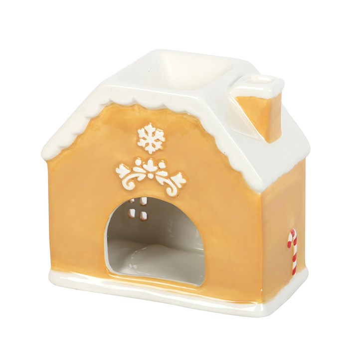 Candy Cane Gingerbread House Oil Burner and Wax Warmer – heyhappypuff