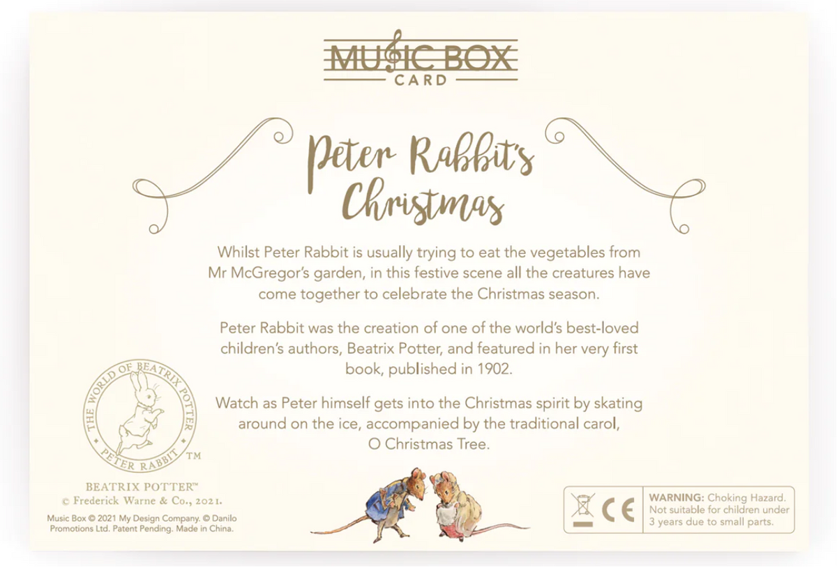 Peter Rabbit Music Box Card – heyhappypuff