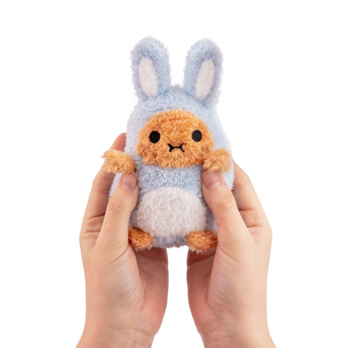 Blue Bunny Ricespud Mini Sitting Plush Toy – heyhappypuff