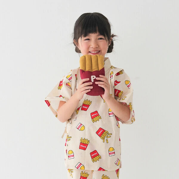 Fries and Hashbrowns Jinbei (Kids) - Available at HHP Studio – heyhappypuff