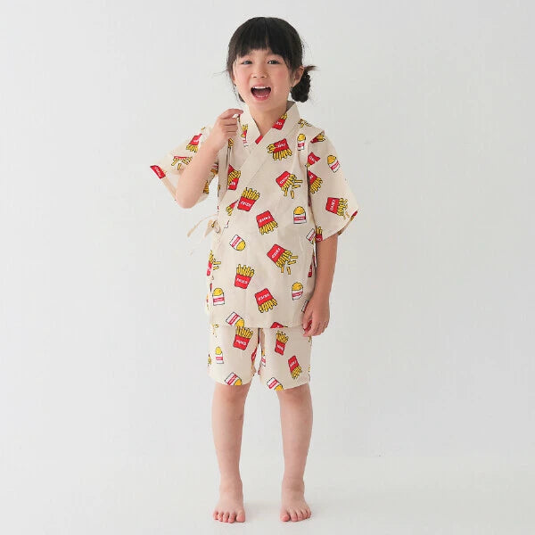 Fries and Hashbrowns Jinbei (Kids) - Available at HHP Studio – heyhappypuff